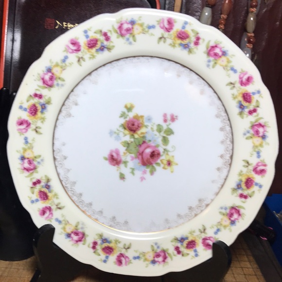 Antique Ceramic Occupied Japan | Dining | Mixed Flowers Roses 9d Dinner ...